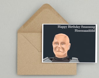 Red Dwarf Birthday Card - Etsy