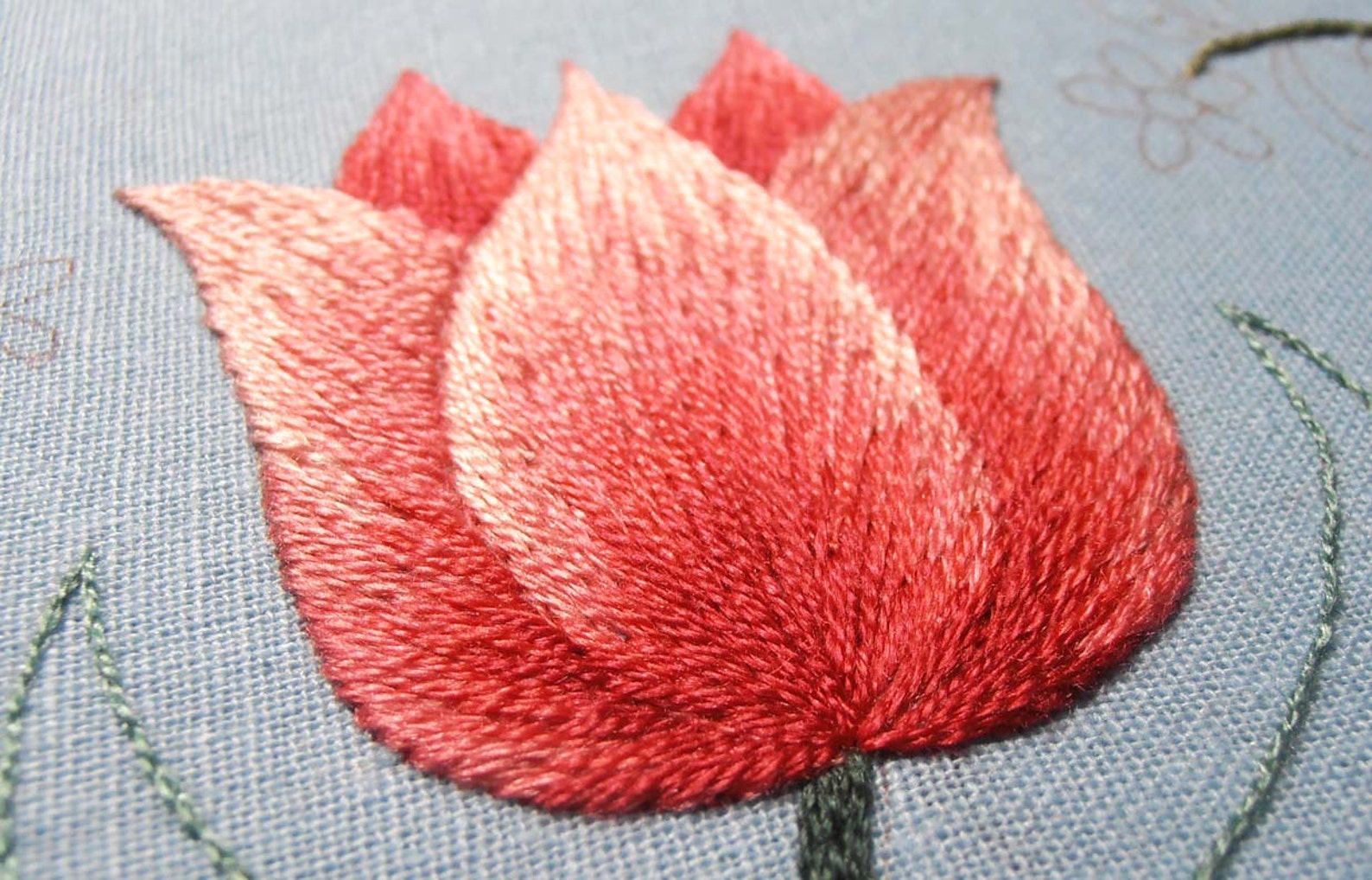 Silk Embroidery Kit MAY - Etsy