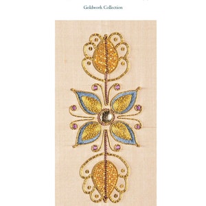 PDF Download SUMMERS GLOW Goldwork Panel - Etsy UK