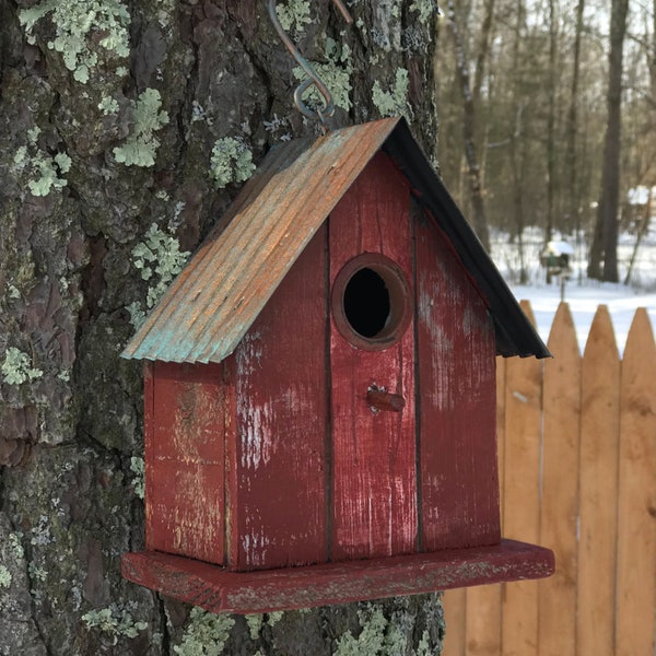 Copper Roof Birdhouse - Etsy