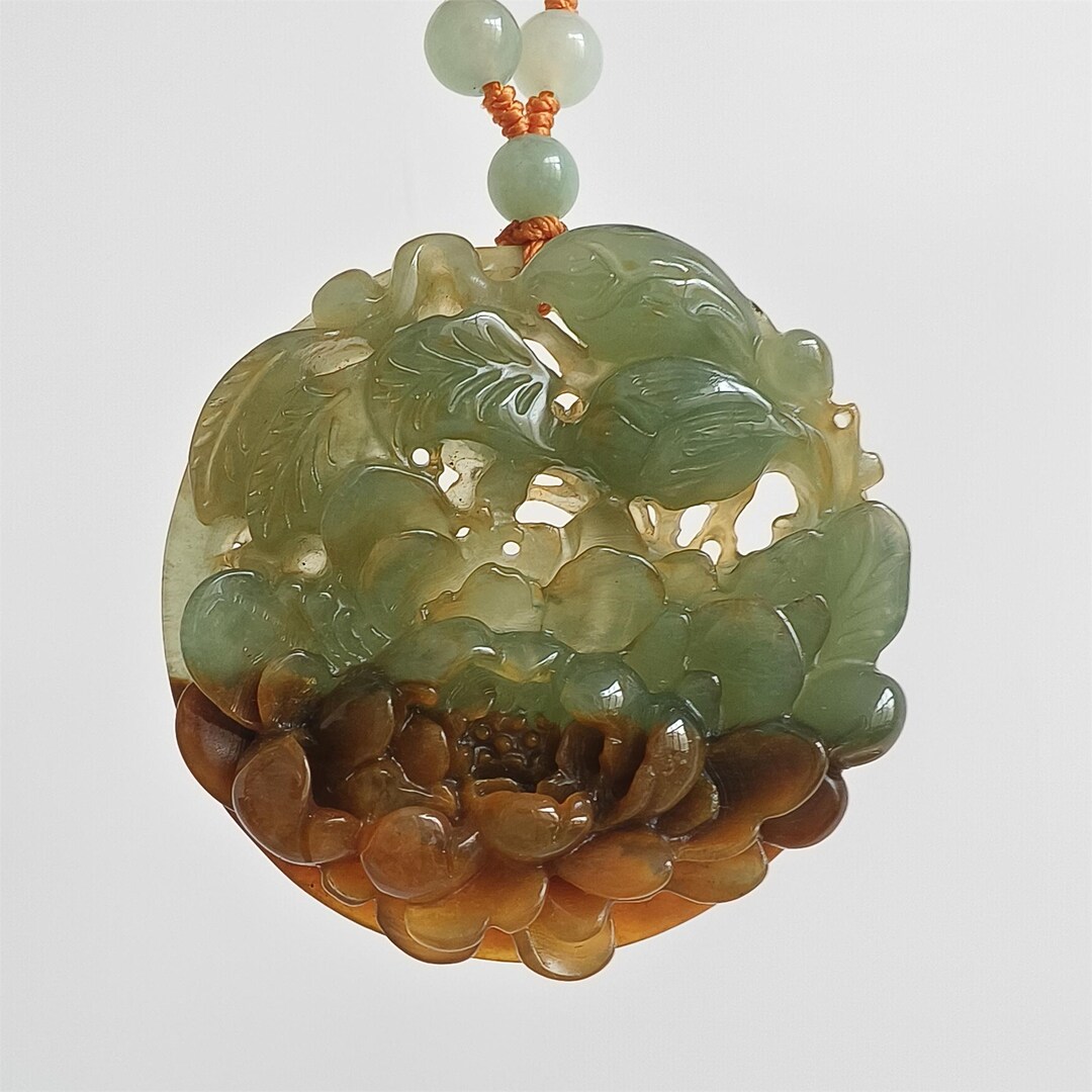 DDP | Unique Untreated Natural Serpentine Jade Chinese Jade Birds and ...