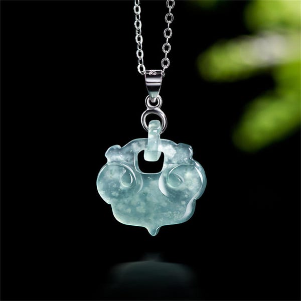 Burmese Blue Jade Ruyi - Etsy UK