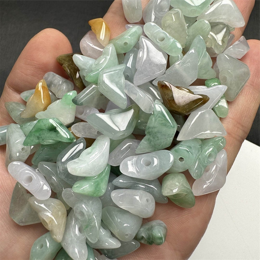 50pcs Natural Type A Multi Colors Icy Watery Burma Jadeite Chinese ...