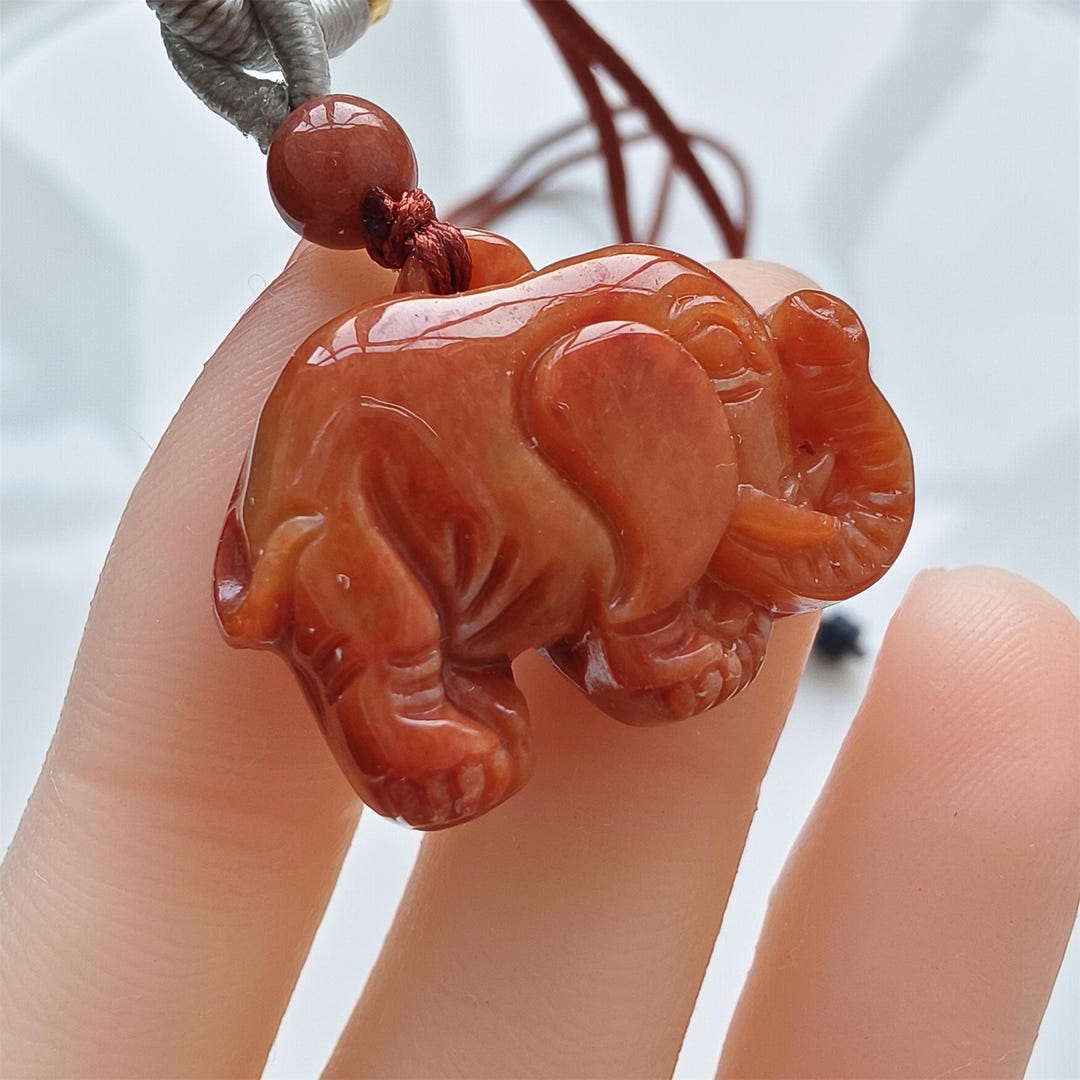 Unique Certificated Natural Hand Carved Red Color Heated 20x26x7mm ...