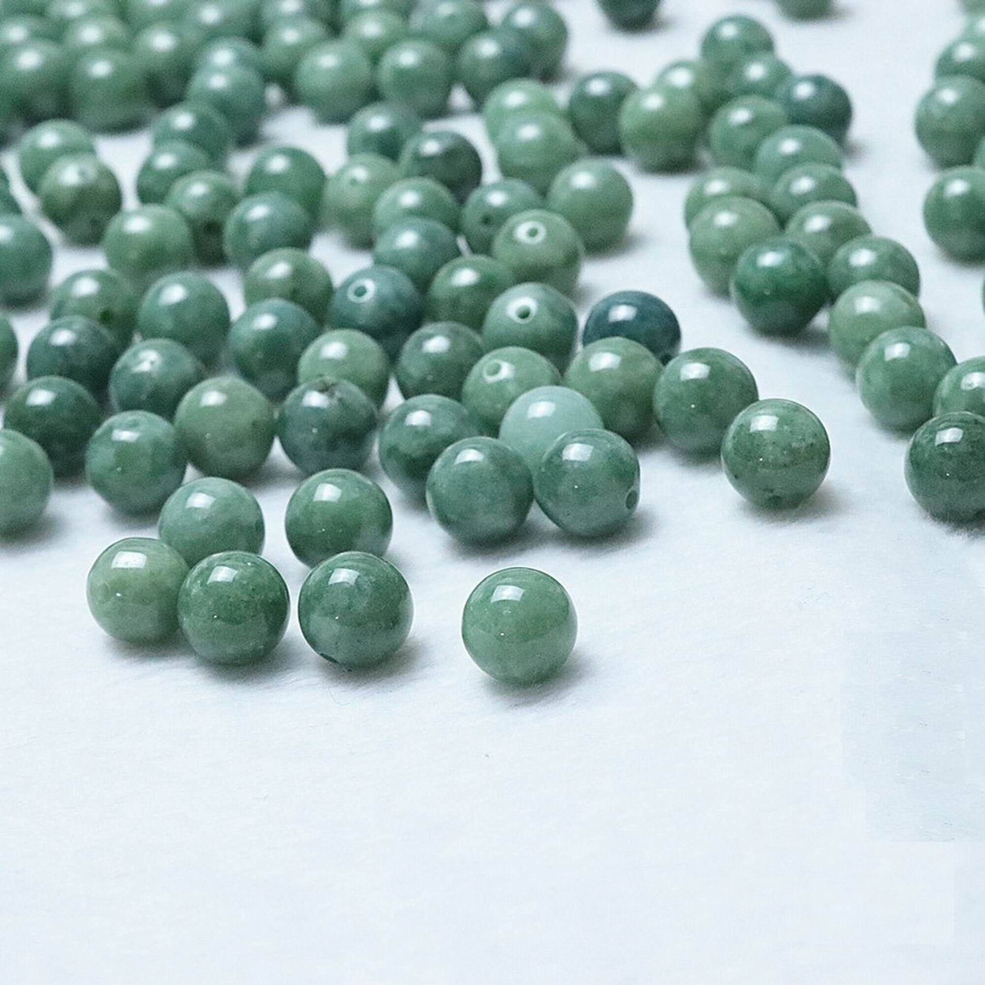 DDP | Natural Type A Untreated Burma Jadeite Smooth Round Beads,bean ...