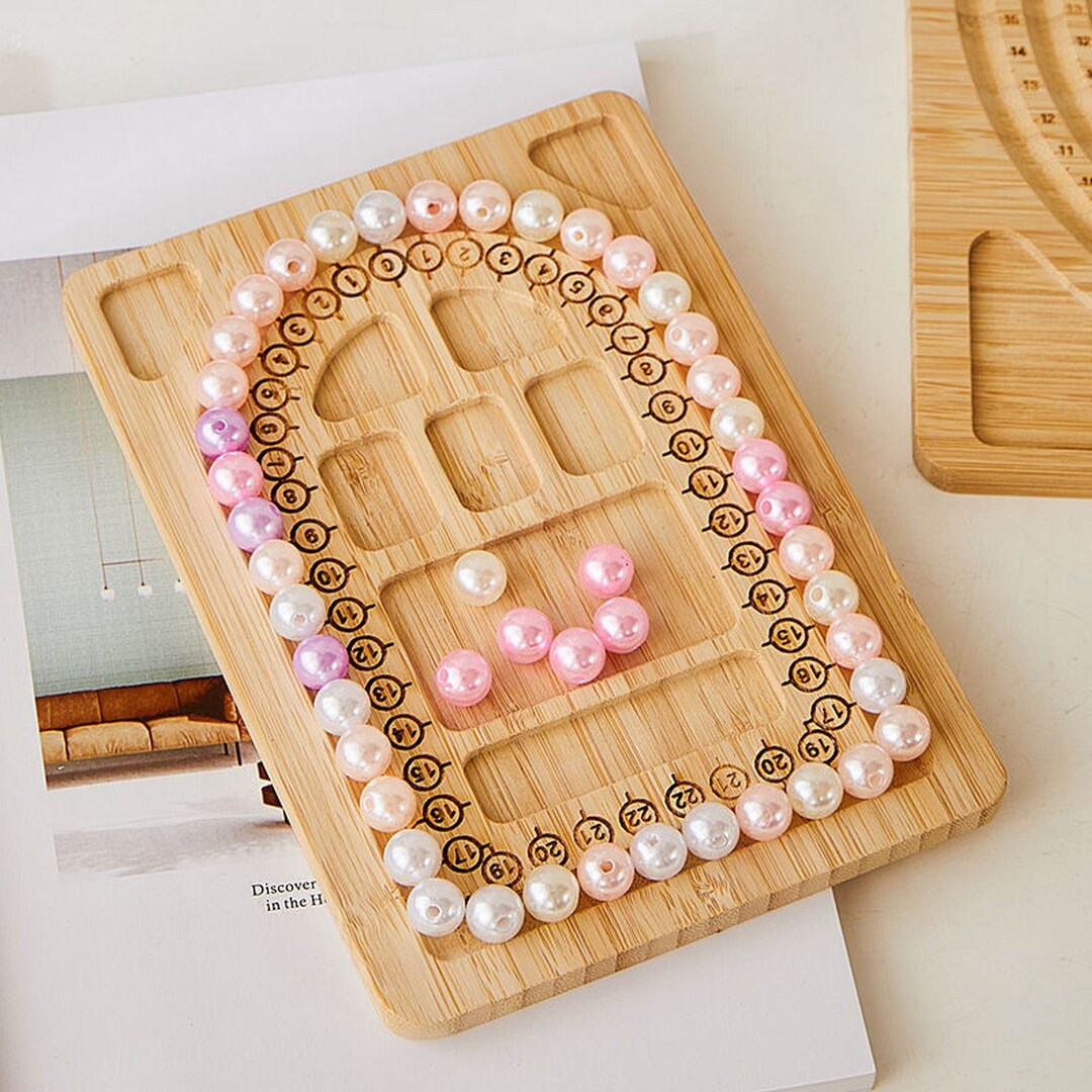 Natural Wood Combo Beading Storage Board for Jewelry Design,wooden ...