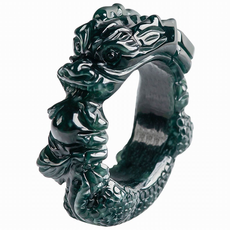 High Quality Natural Grade A Blue Watery Guatemalan Jadeite Hand Carved ...