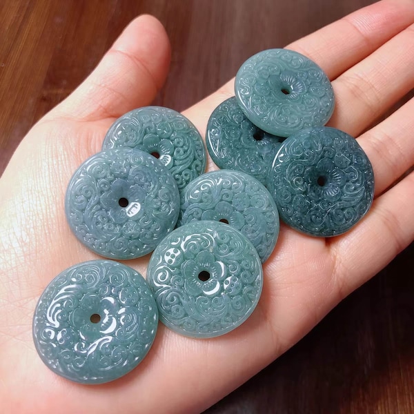 Jadeite Buckle Pendant - Etsy UK