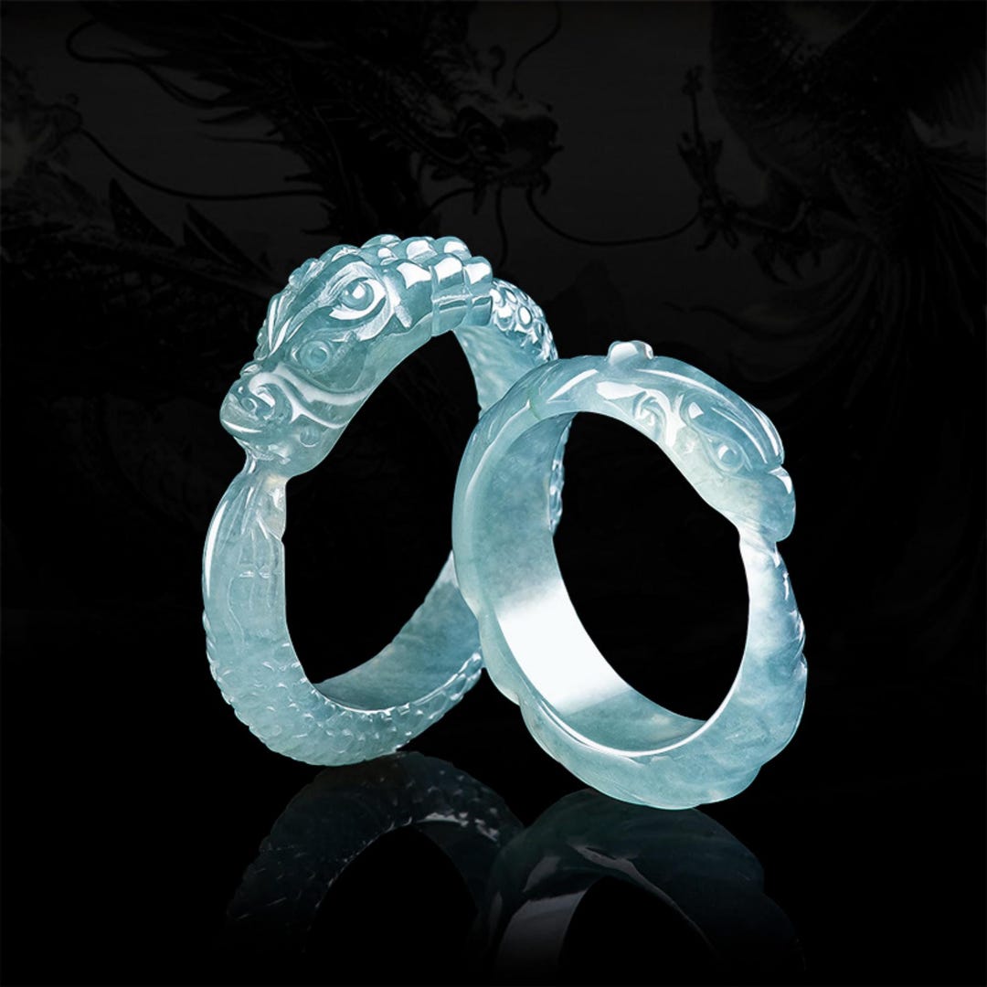 High Quality Natural Type A Icy Blue Watery Guatemalan Jadeite Hand ...