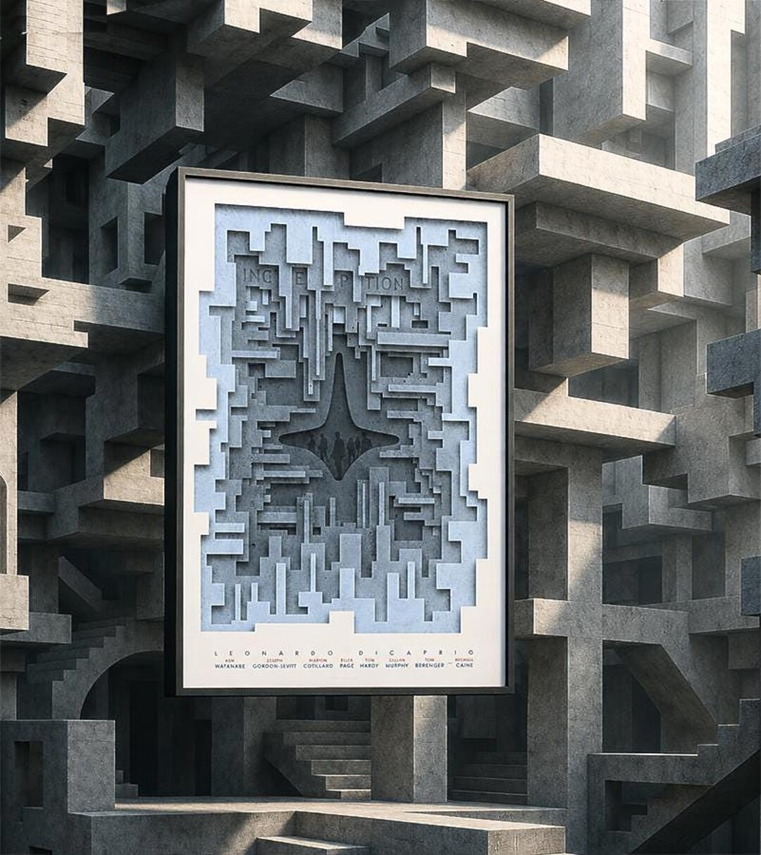 Inception - Alternative Movie/film Poster - Leonardo Dicaprio ...