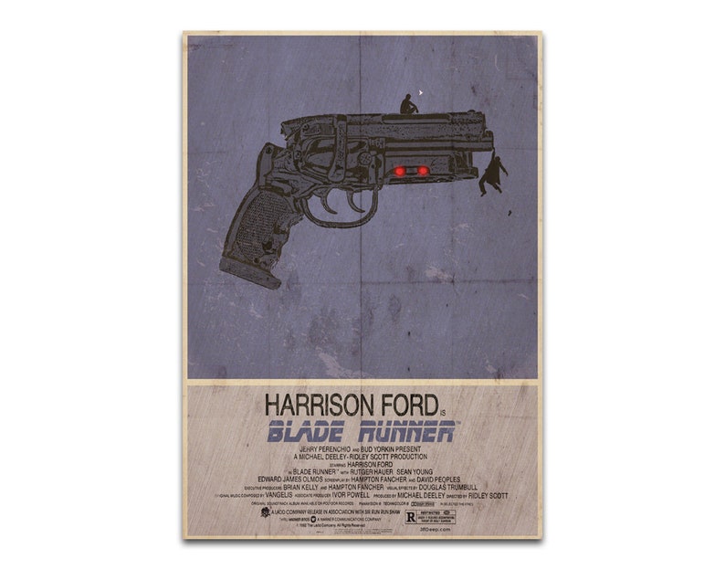 Blade Runner Alternative Movie Poster 1982 Deckard - Etsy