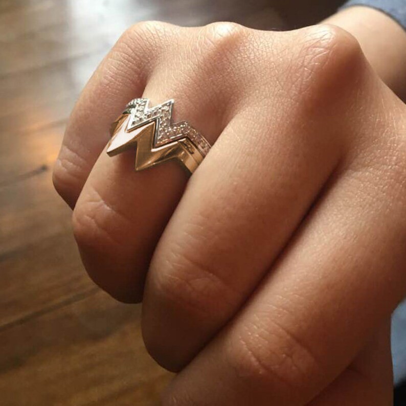 Wonder Woman Wedding Ring a Symbol of Strength Love and - Etsy
