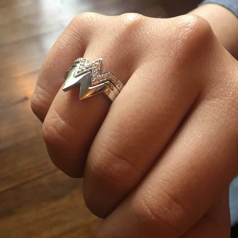 Title: Wonder Woman Rose Gold Ring Super Hero Wonder Woman | Etsy