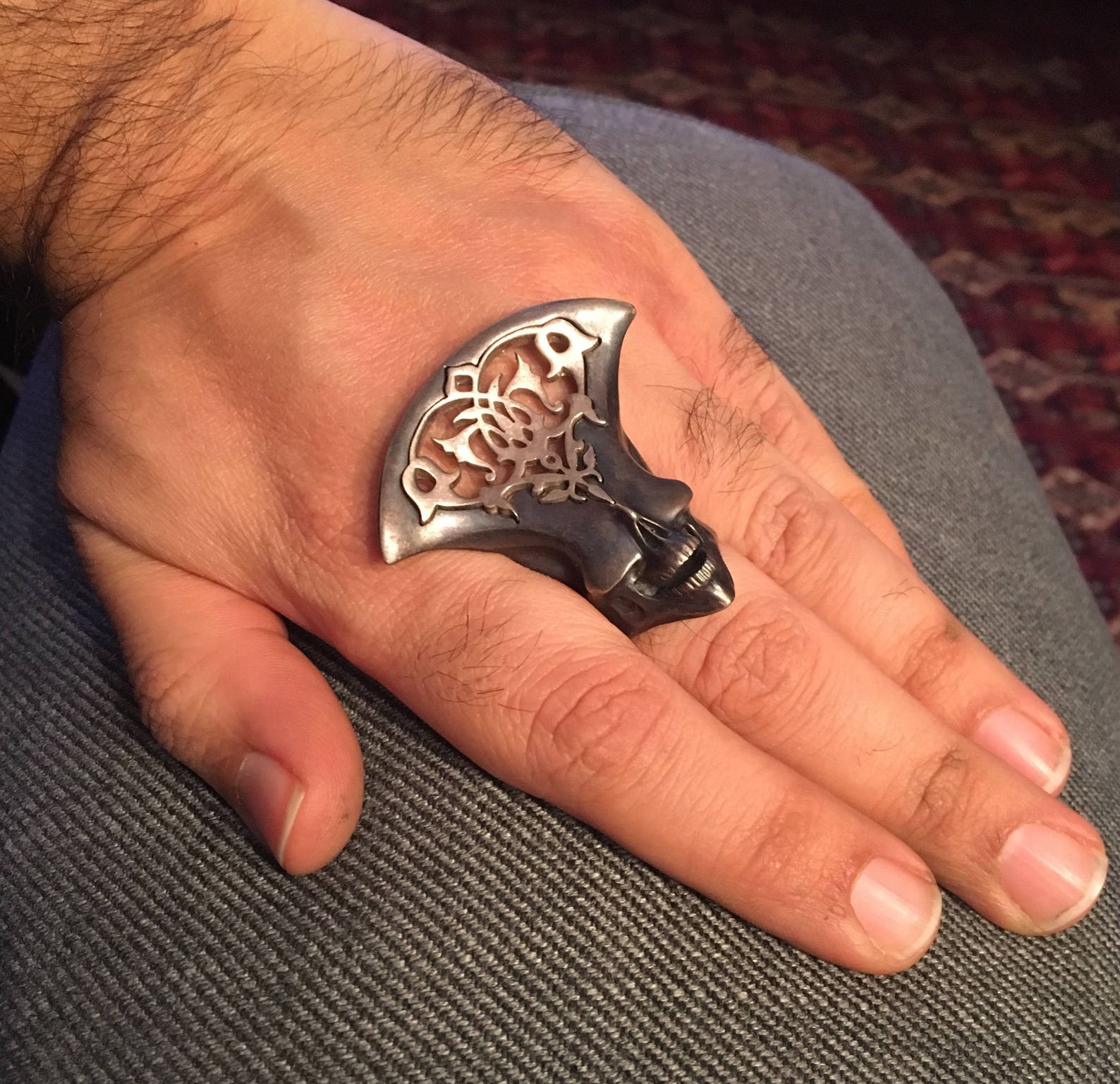 Skull Ring Skull Rings for Men Mens Skull Rings Custom - Etsy