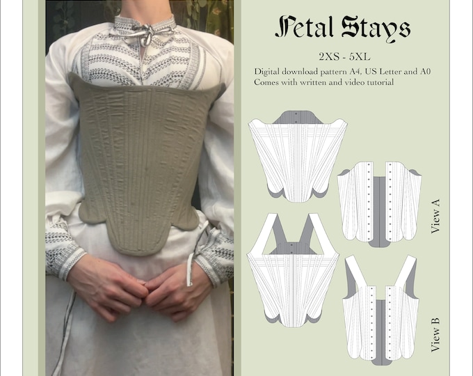 Handmade Renaissance Corset Bodice in Black and Green Brocade | Stays ...