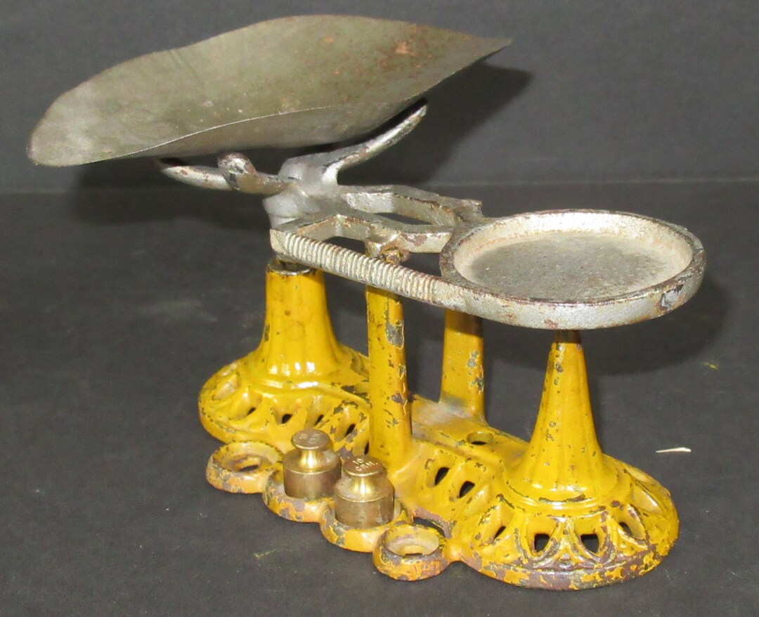 Antique Cast Iron, Miniature Scale, Original Vintage Toy & Tin Tray ...