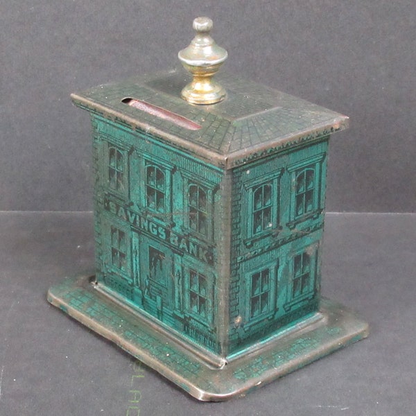 Antique Bank Tin - Etsy