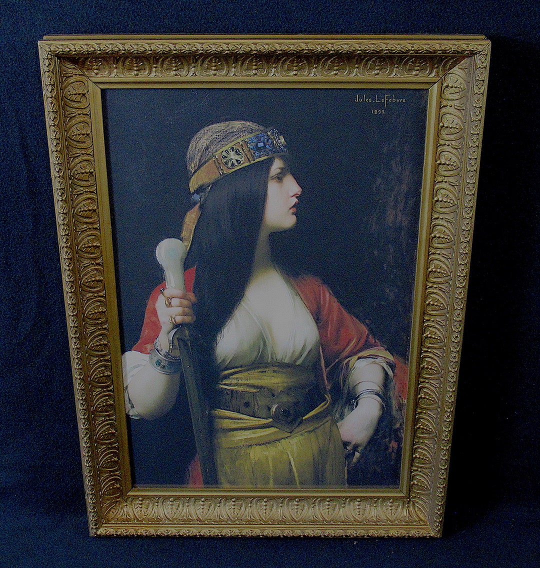 Jules Joseph Lefevbre, Fine Art Print in Exceptional Antique Frame, - Etsy