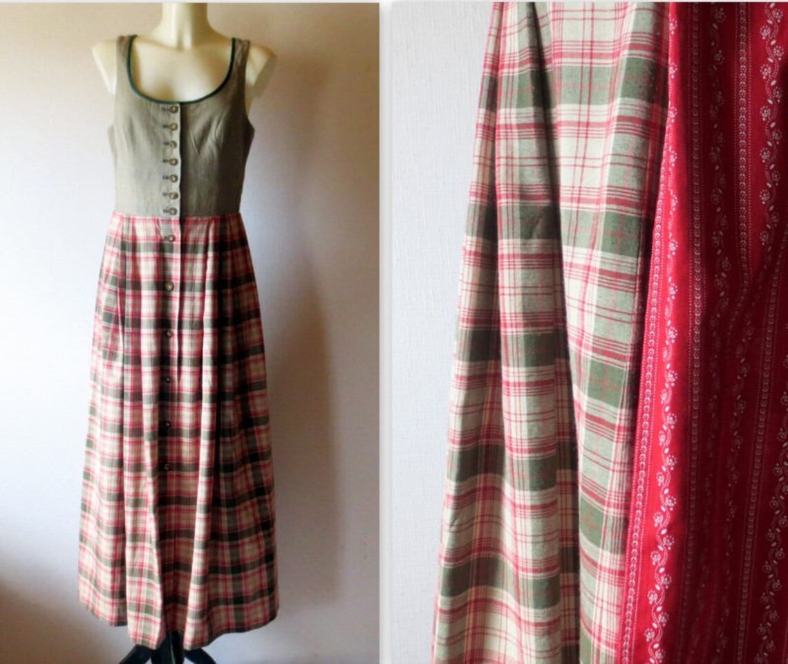 Authentic Dirndl, Traditional Bavarian Costume, Tailored Fashion, OOAK ...