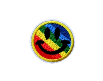 Angry Smiley Face Patch Custom Made - Etsy