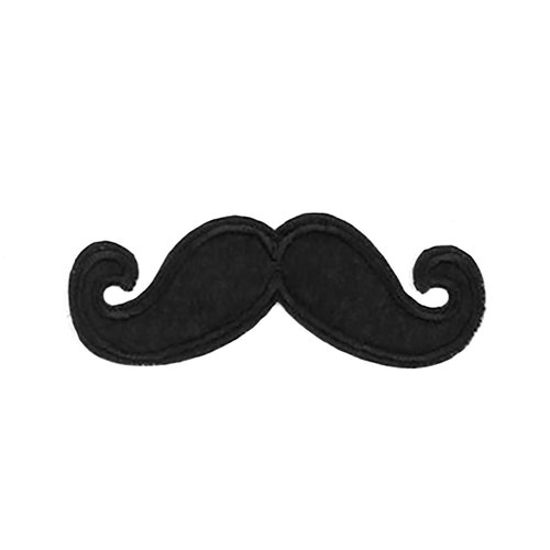 Moustache Iron-on Patch Movember Mustache Badge Hipster - Etsy