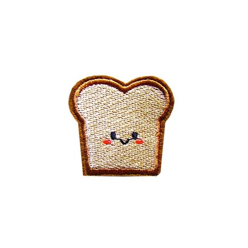 Small Bread and Butter Patch Toast Embroidered Iron on AD6 - Etsy