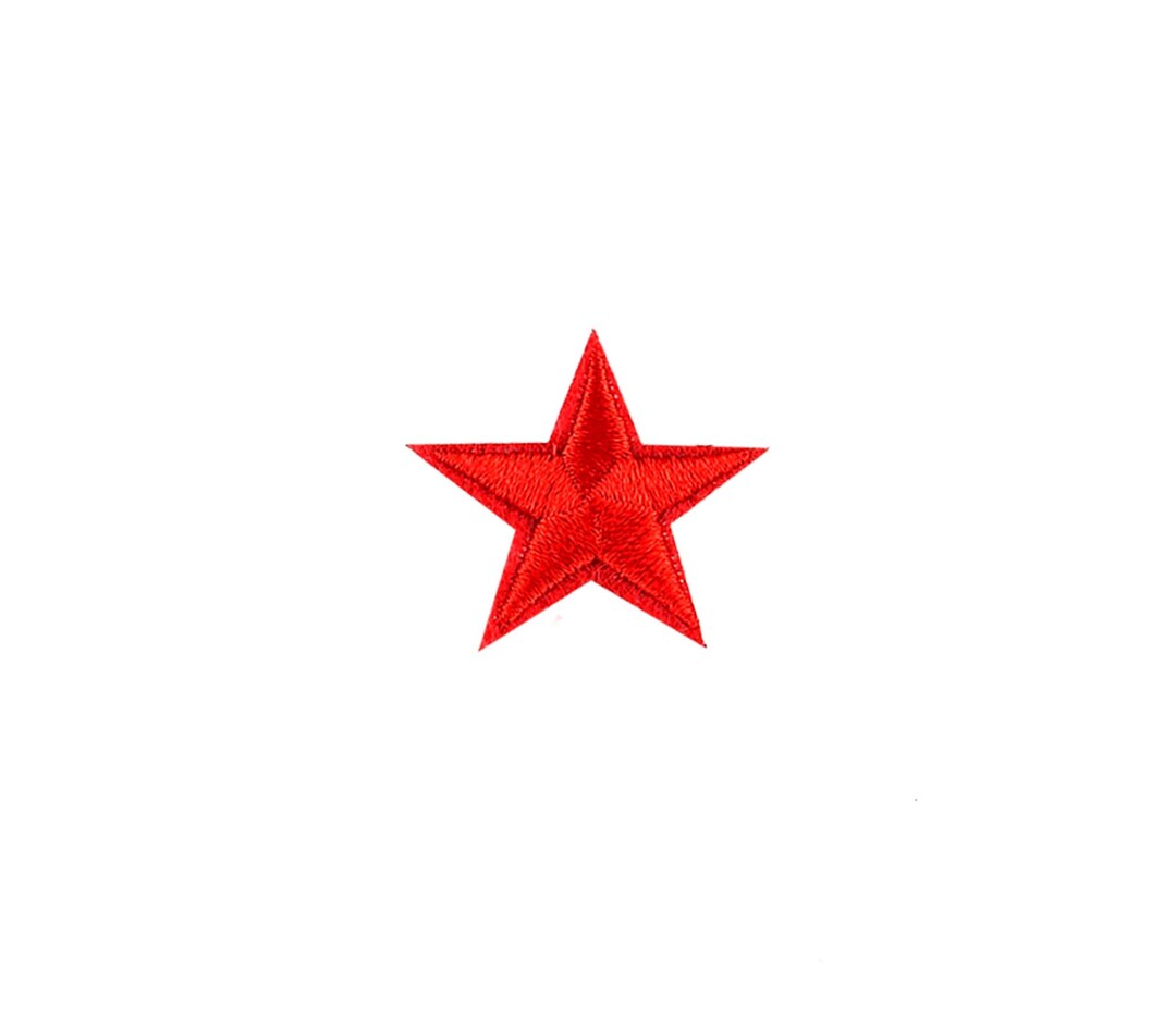 Mini Red Star Patch Small Scarlet Crimson Red Hot Iron-on - Etsy