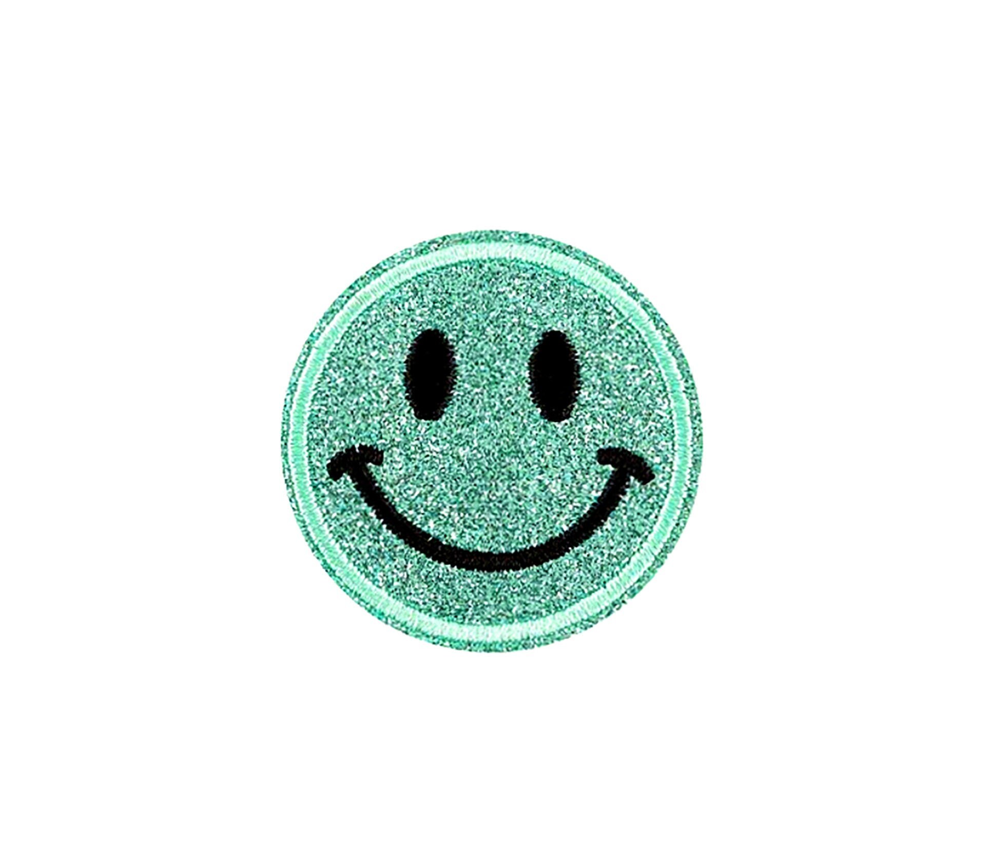 Purple Sparkly Smiley Face Star Iron On Applique Patch Appliques ...