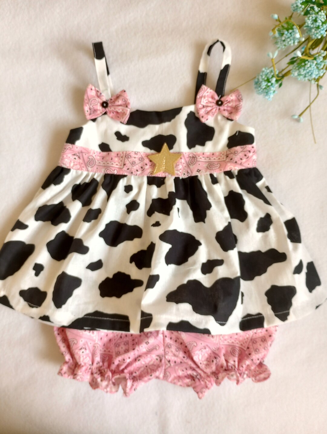 Girls Western 2 Piece Cowgirl Outfit.rodeo Wear,, Barnyard Birthday 12 ...