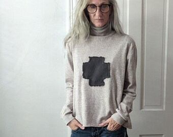 Cross Sweater - Etsy