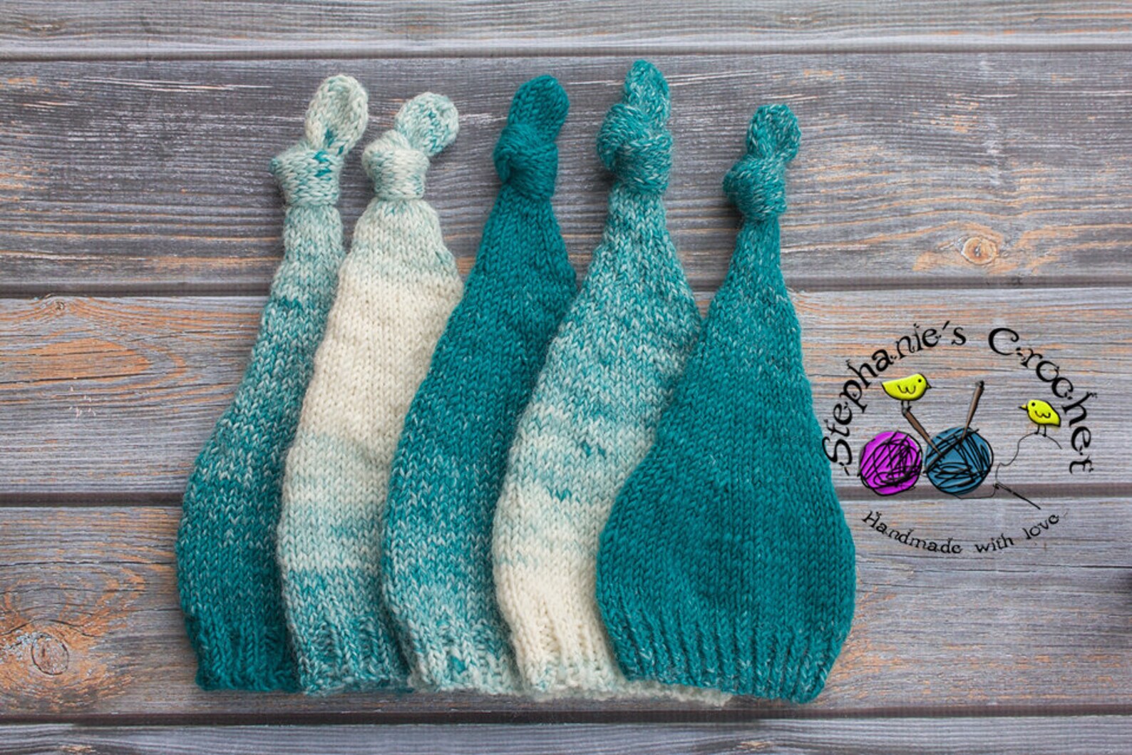 Ready to Ship Knit Newborn Sleep Cap Long Tail Sleep Cap | Etsy