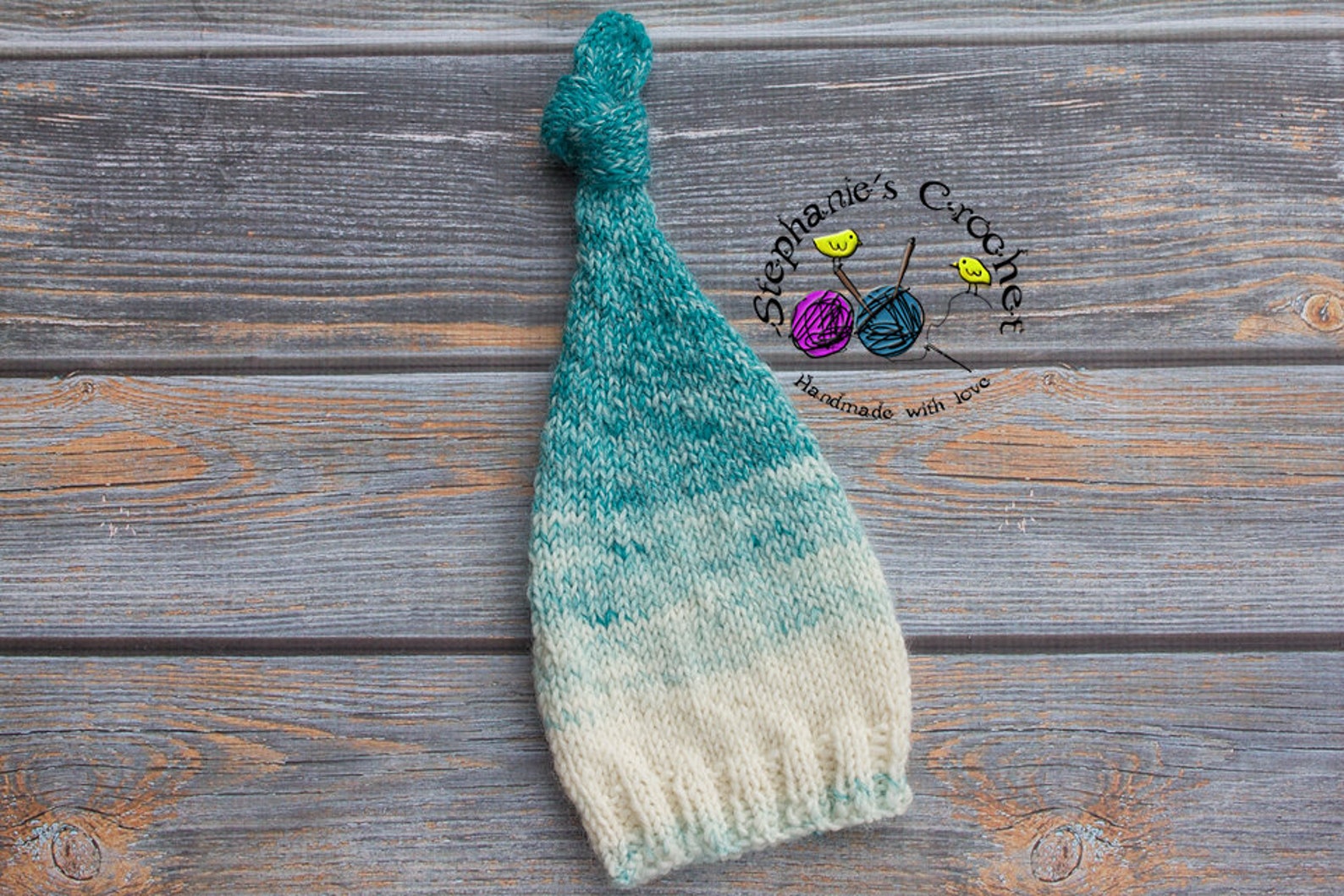 Ready to Ship Knit Newborn Sleep Cap Long Tail Sleep Cap | Etsy