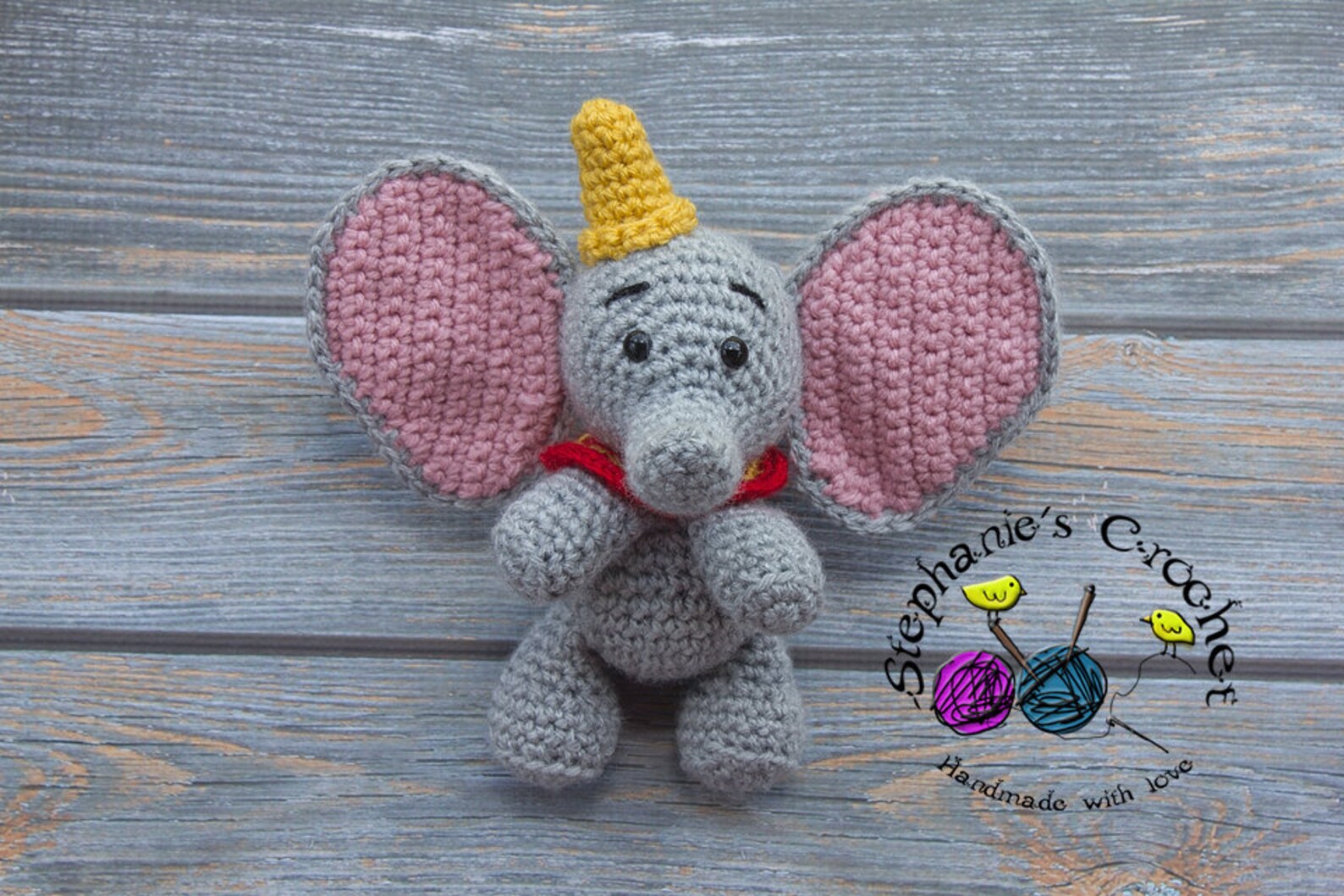 Crochet Dumbo Doll Soft and Plush Doll Soft Toy Doll Plush | Etsy