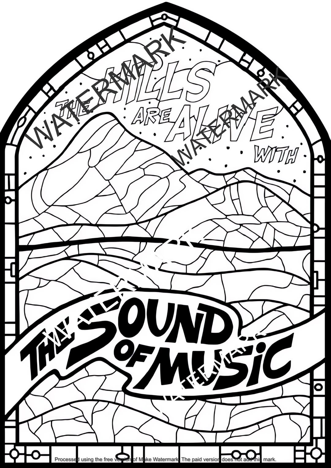 Sound of Music Coloring Pages: 11 Printable Designs (digital Download ...