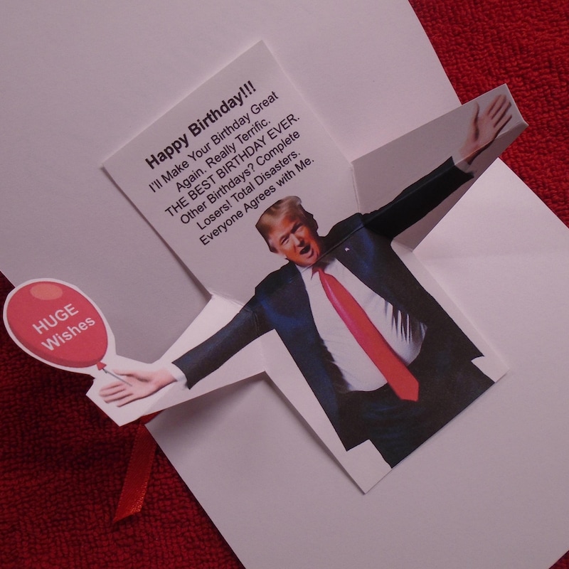 Trump Greeting Card - Etsy