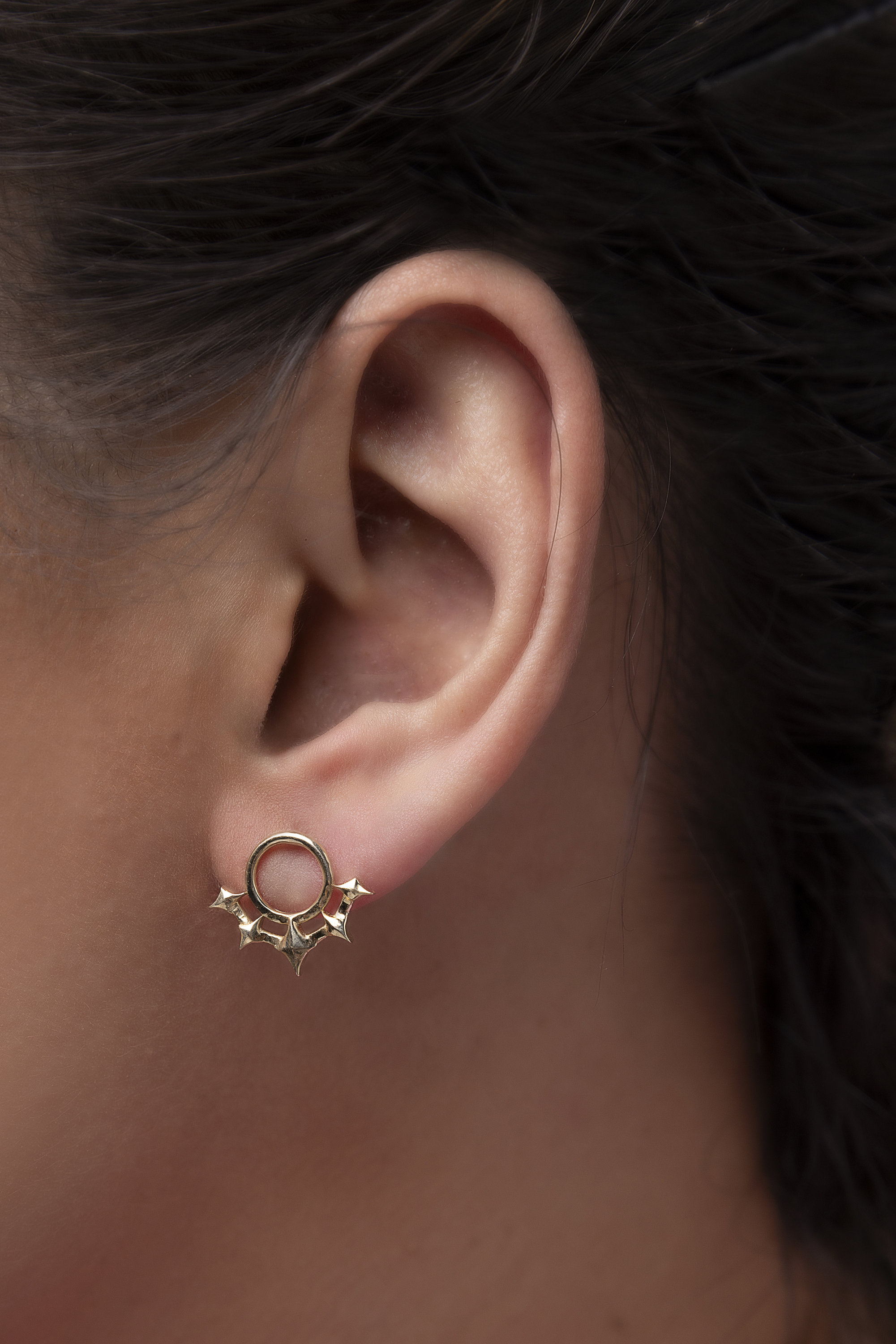 Venti God Form, Genshin Impact Geometric Stud Earrings. - Etsy