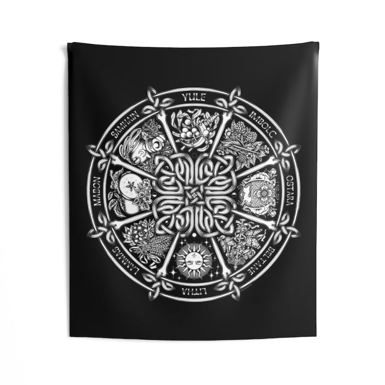 Wall Tapestry Wall Decor Wall Art Wheel of the Year - Etsy