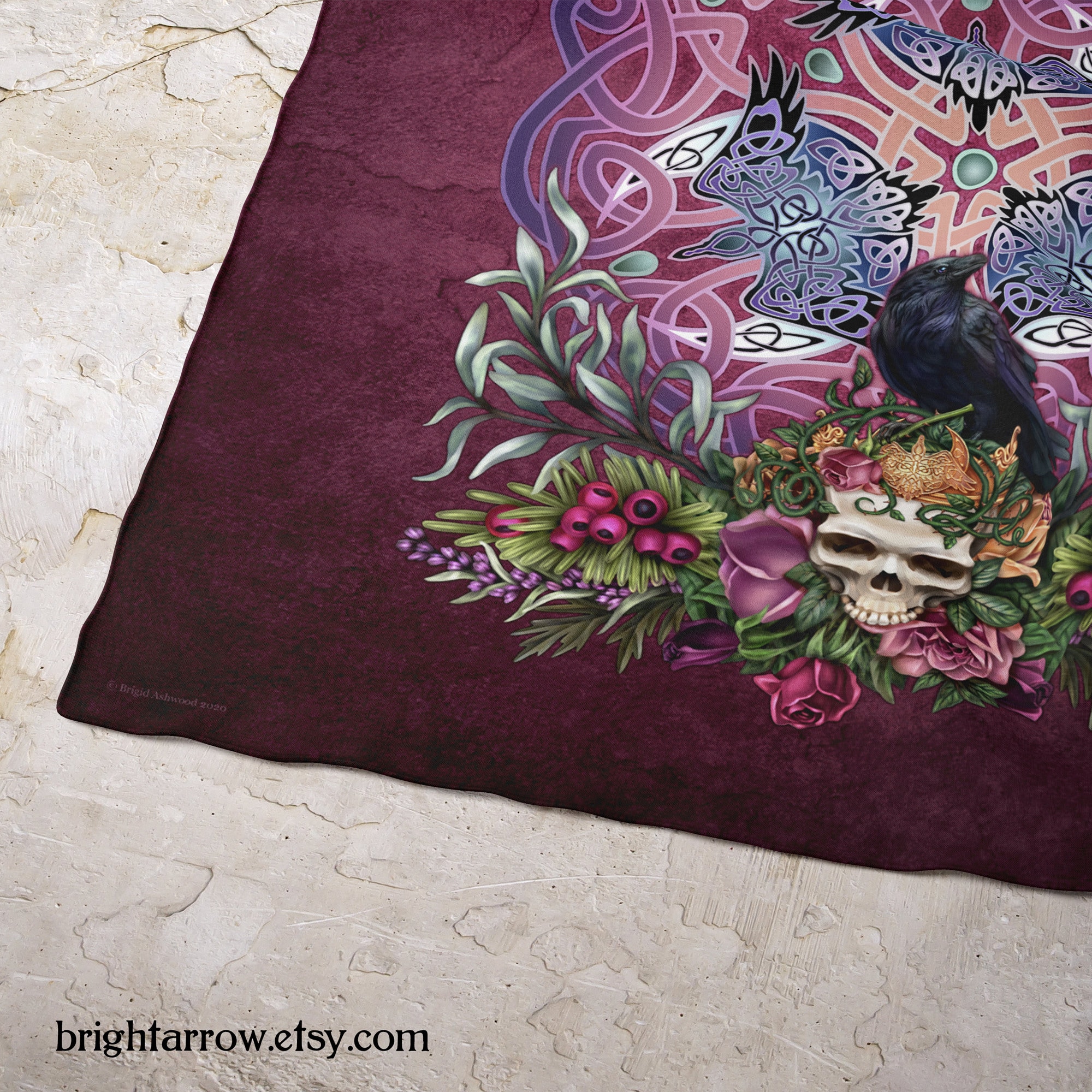 Altar Cloth Tarot Cloth Tarot Spread Tarot Reading | Etsy