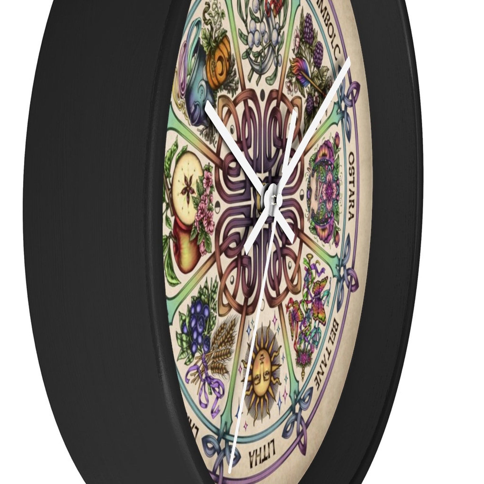 Wheel of the Year Color Wall Clock - Etsy