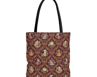 Damask Tote Bag - Etsy