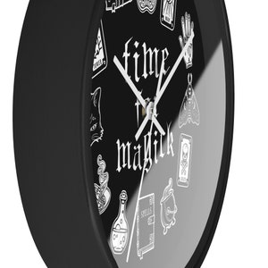 Magick Witchy Stuff Wall Clock - Etsy