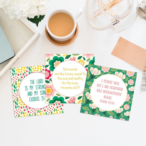 Memory Verses Cards for Kids - Etsy