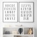 DIGITAL FILE Alphabet Poster ABC Wall Art Alphabet Print - Etsy