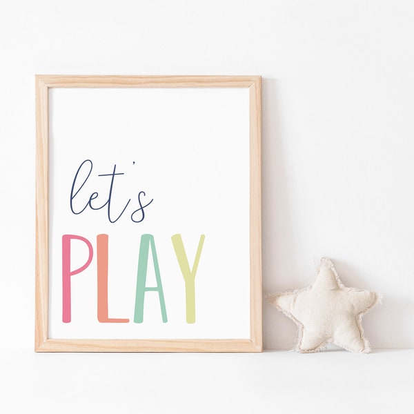 Play Sign for Playroom - Etsy