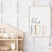 DIGITAL FILE, Let's Read Print, Let's Read Sign, Let's Read Wall Decor ...