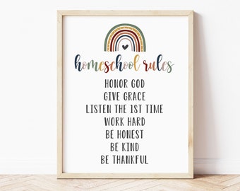 Christian Classroom Rules - Etsy