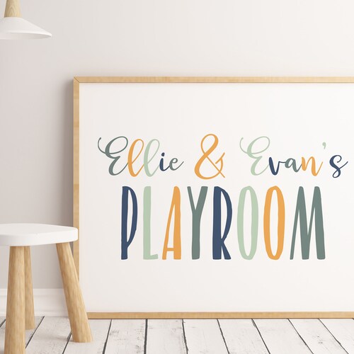 Playroom Sign Playroom Decor Playroom Wall Art Toy Room - Etsy