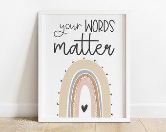 Speech Therapy Poster | Etsy