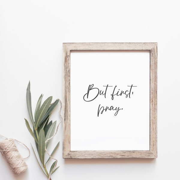 Pray First - Etsy