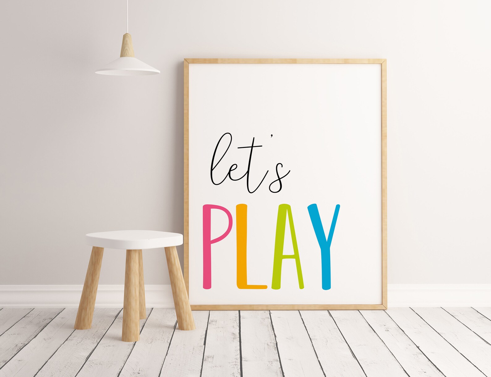 Let's Play Printable Let's Play Sign Playroom | Etsy